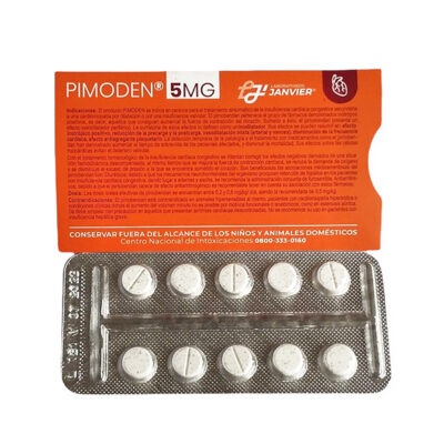 PIMODEN 5 MG x BLISTER | Janvier - Corazón Pet